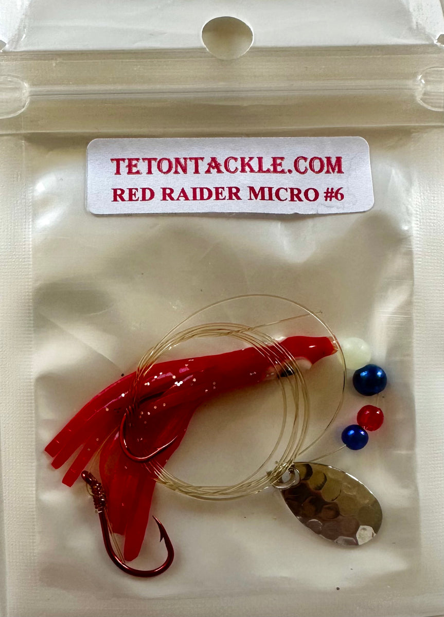 Micro Hoochie - Red Raider #6 (Glow Eyes) *Our only non Luminous Hooch ...